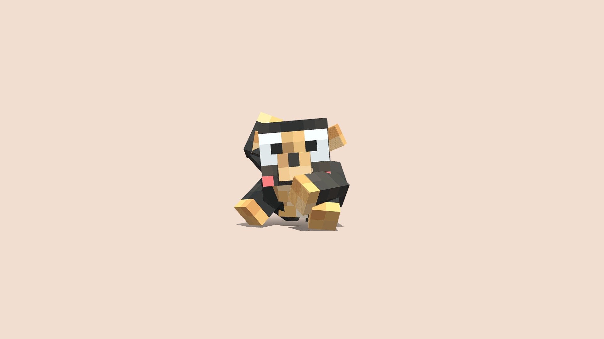 Baby Chimpanse - Minecraft Creature - 3D model by Bon (@bonogakure ...