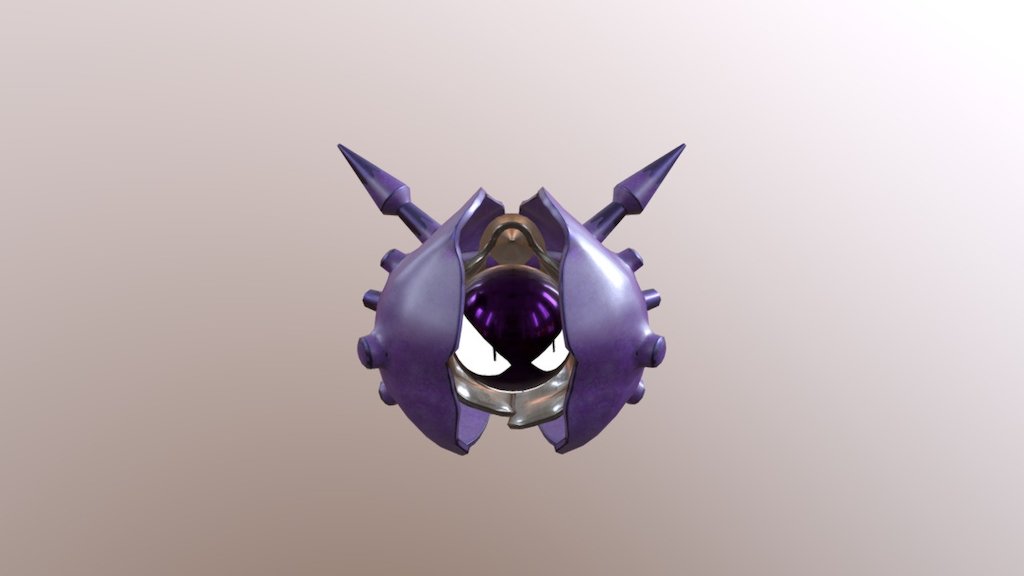 Pokemon ! Cloyster - 3D model by pixelion8 [e7d5788] - Sketchfab