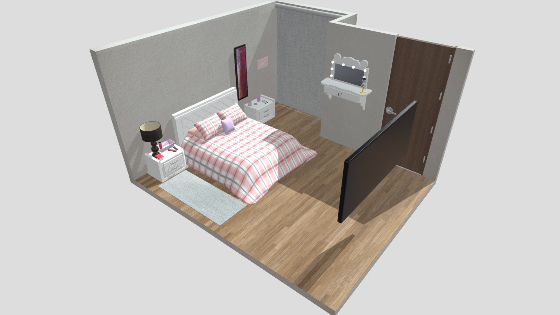 Habitación Isométrica - 3D model by Valentina_Mora (@vmoraamado ...