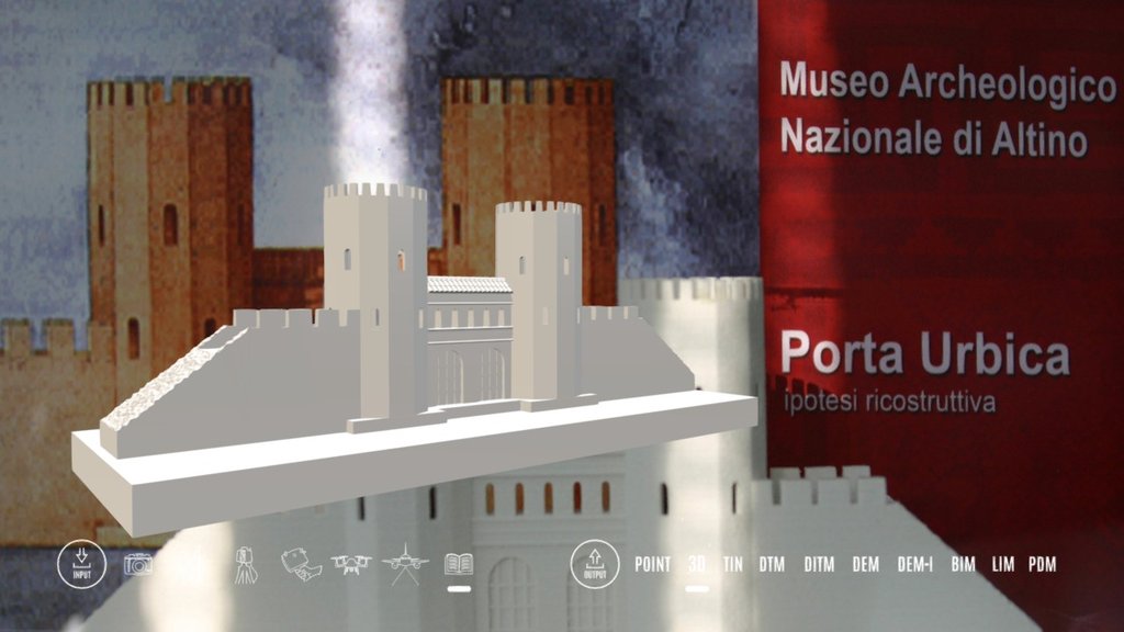 Ancient Town Gate of Altino, Italy - 3D model by Virtualgeo s.r.l ...