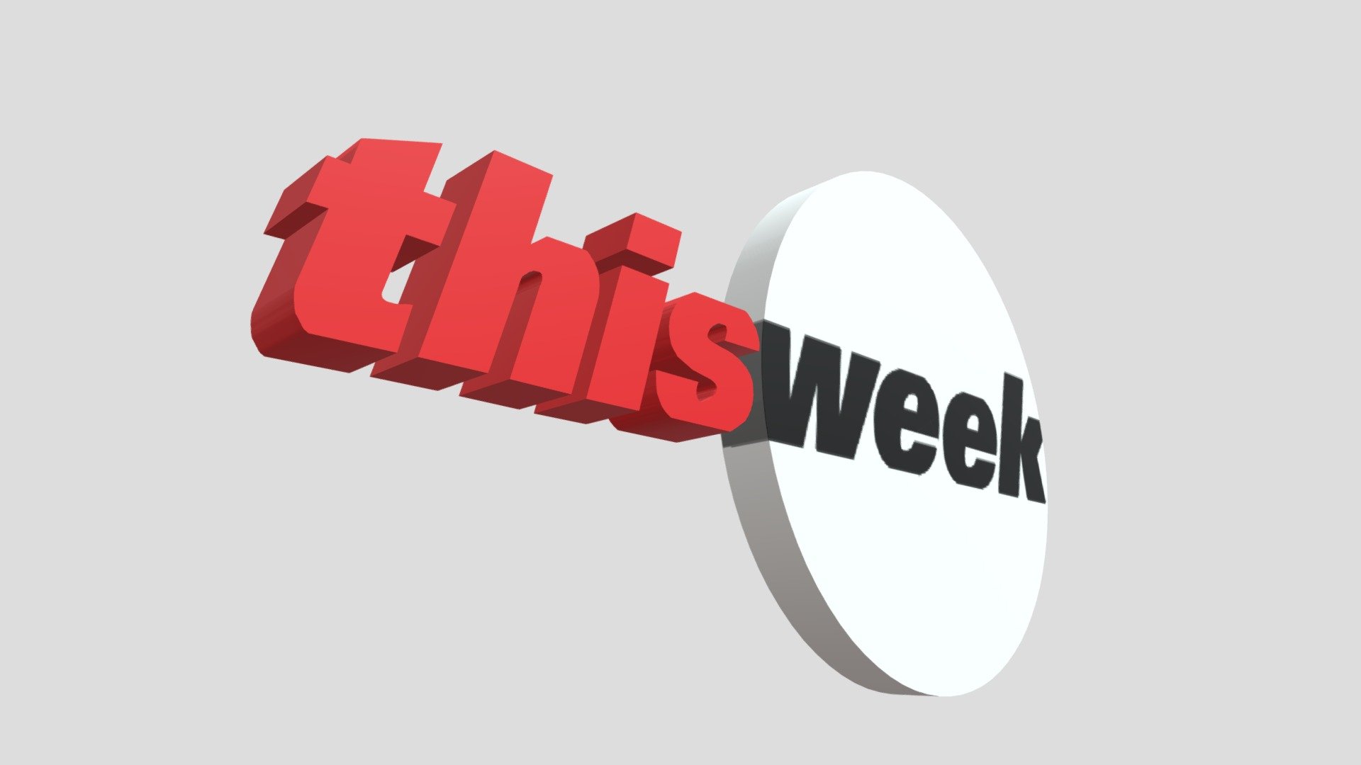 ABC This Week Logo 2003-2008 (Version 2) - Download Free 3D model by ...