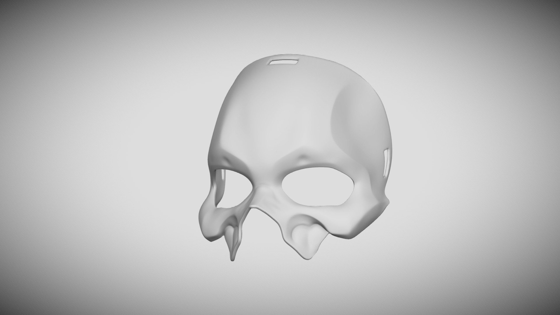 Perpetua Mask | papa V ghost mask - Download Free 3D model by roman ...