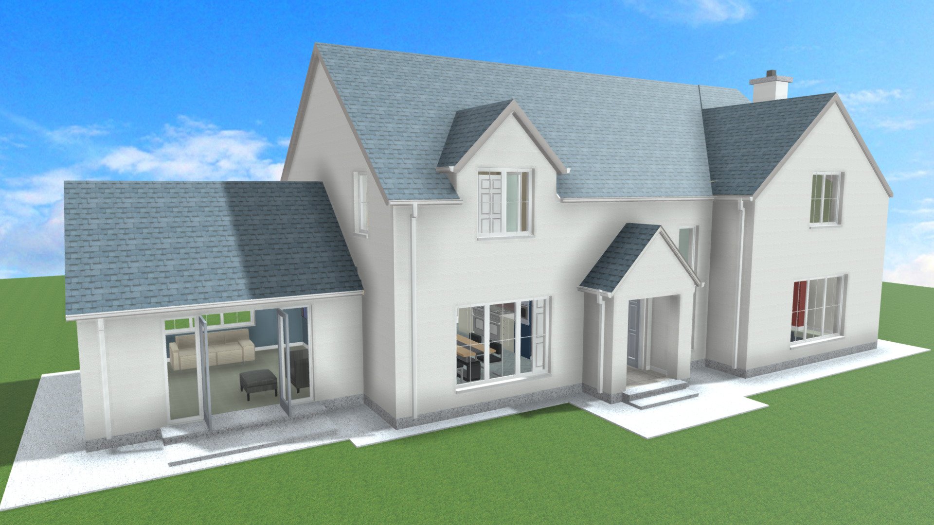 d-Collins house(updated) - 3D model by Virtual Teic (@dyb) [e7dc065 ...