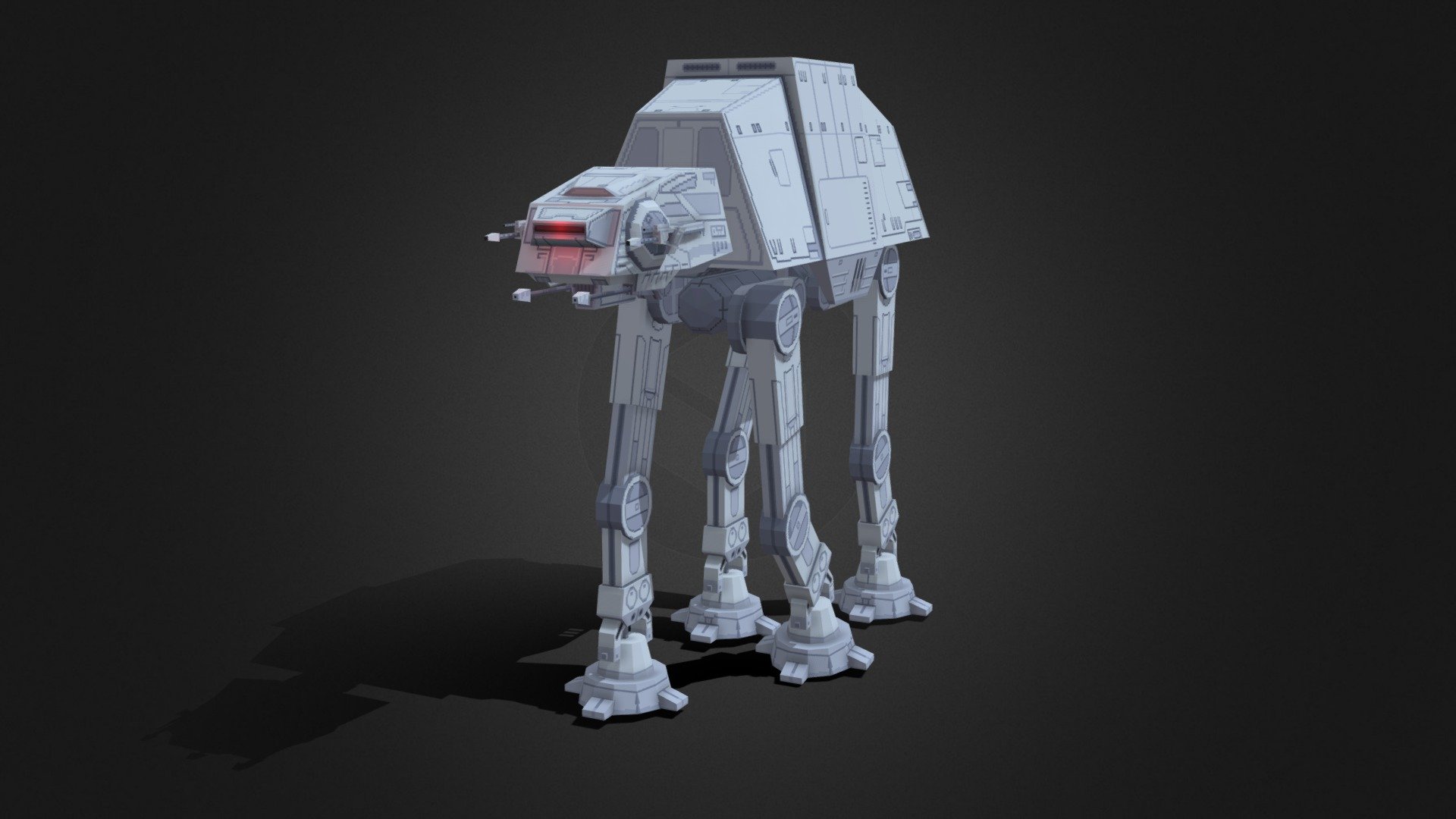 Imperial AT - AT Walker - 3D model by RealSubZero [e7dd232] - Sketchfab