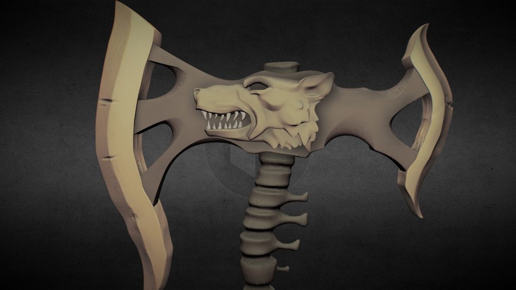 Wolf Axe - 3D model by ArtLeaving (@aptyphawk22) [e7dd520] - Sketchfab