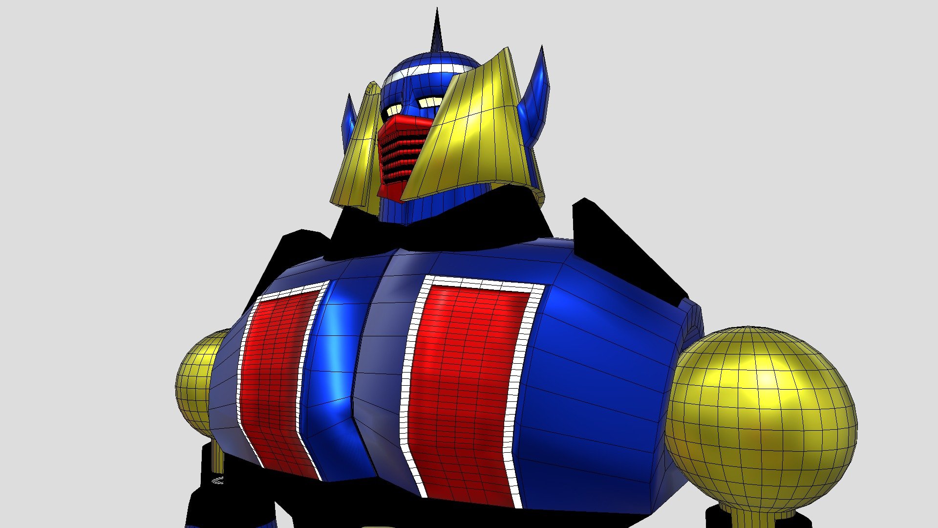 El Supermagnetrón - Magnerobo Gakeen - 3D model by franciscomedina77 ...