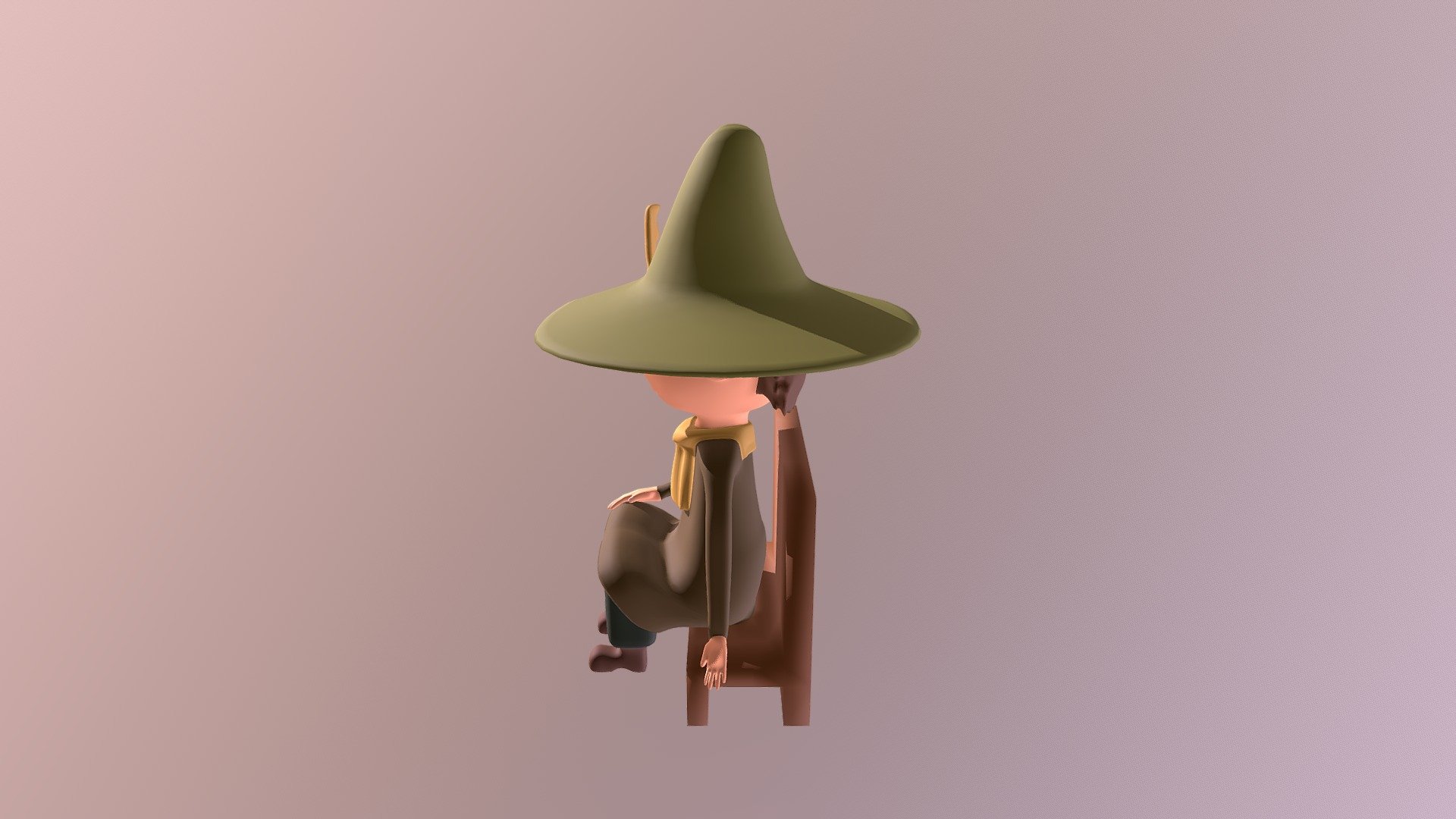 Snufkin - 3D model by Justinherschel [e7de733] - Sketchfab