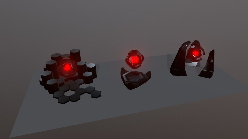 Power-Up Prototypes - 3D model by mckaymanning [e7de870] - Sketchfab