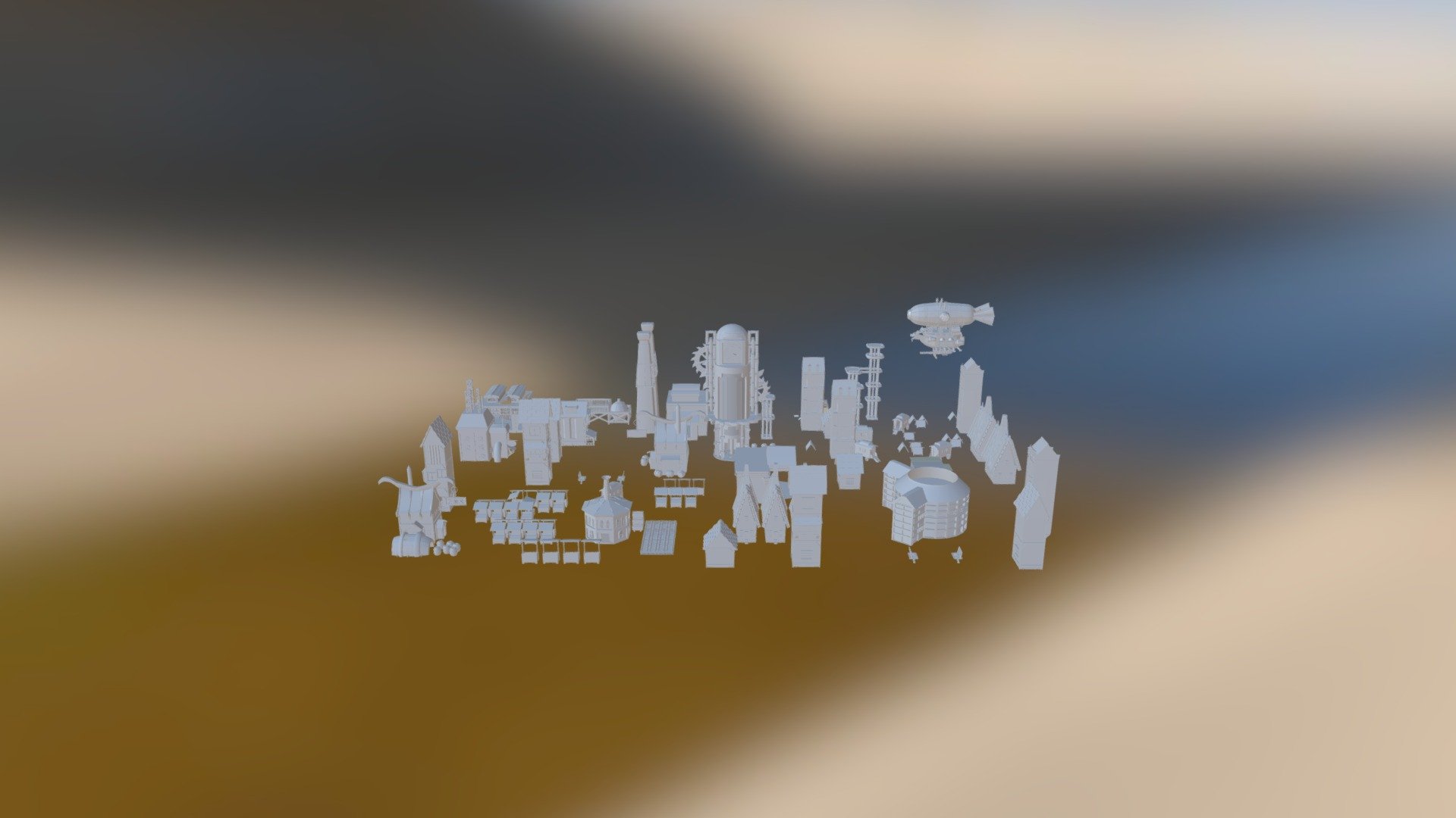 City Layout - 3D model by shadecreations [e7e2082] - Sketchfab