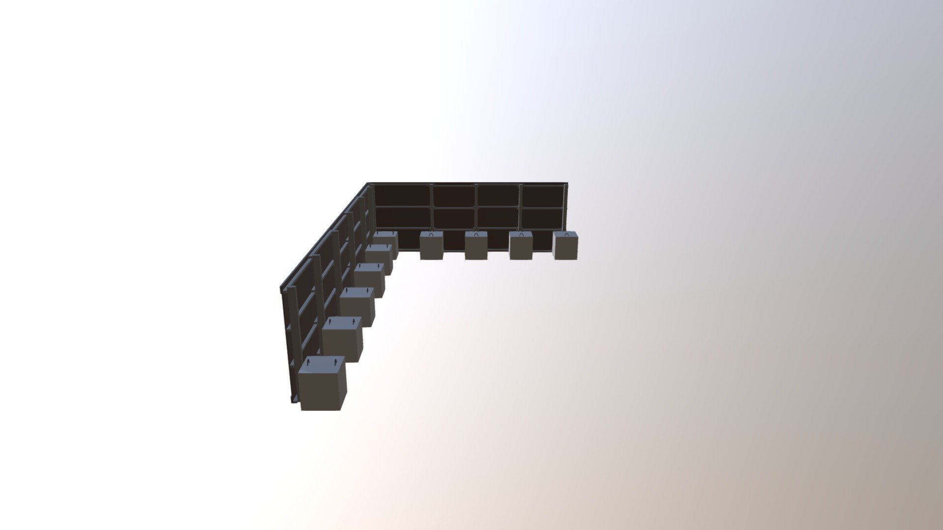 Hoarding to Concrete Blocks - 3D model by Independent Design House Ltd ...