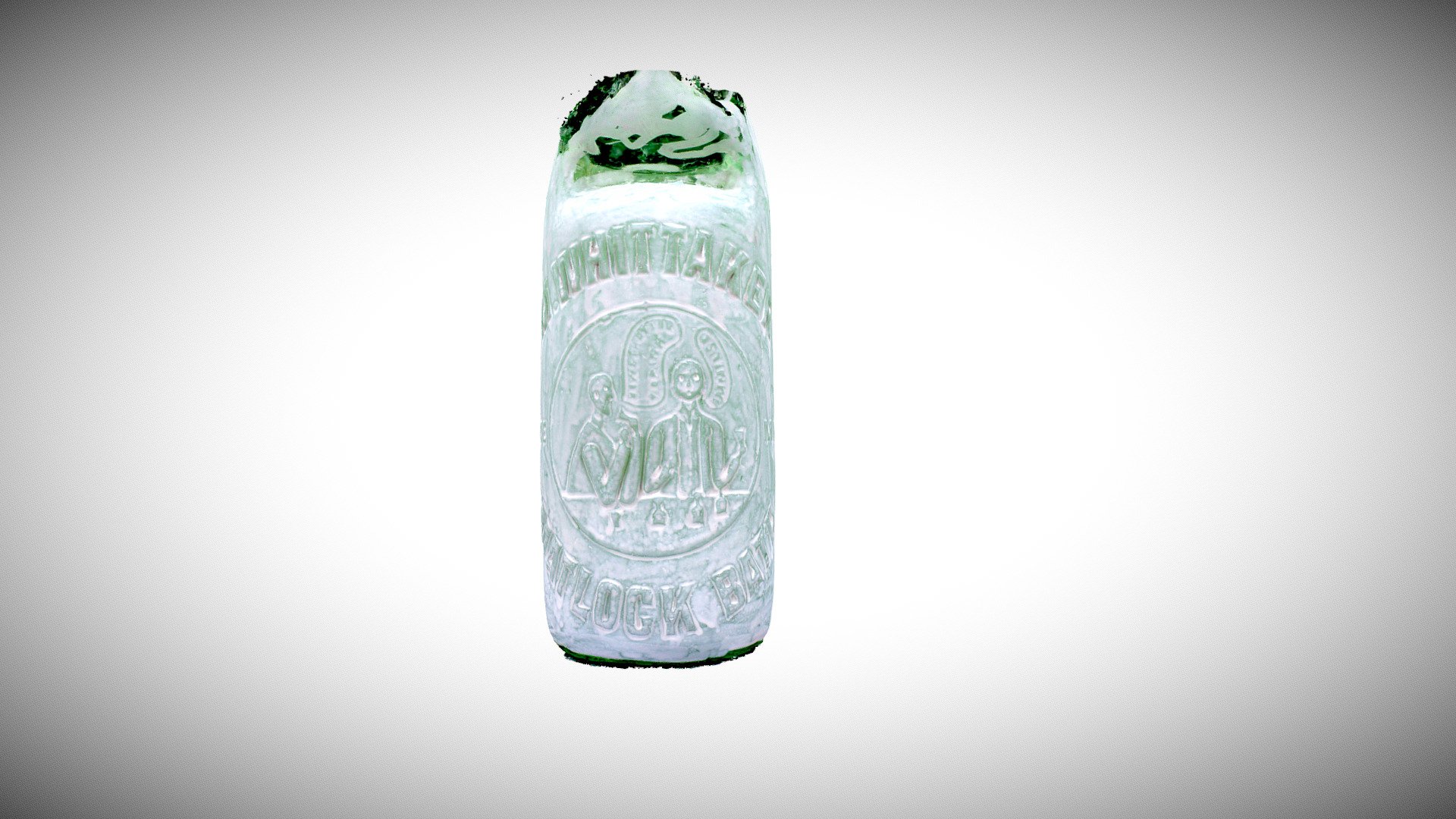 Whittaker of Matlock Bath mineral water bottle - 3D model by RichardKM ...