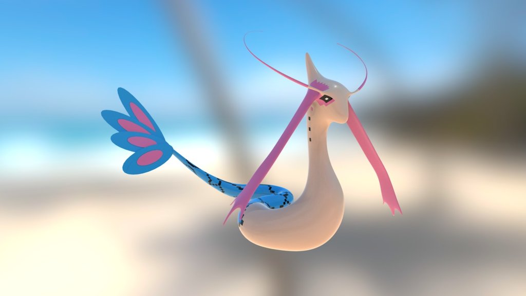 milotic - 3D model by gunchered [e7e46d3] - Sketchfab