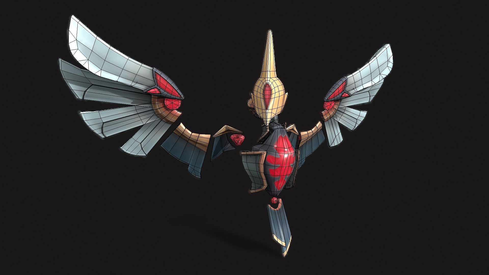 Born To Rise Bird Enemy - LIV - Low Poly version - 3D model by Clara ...
