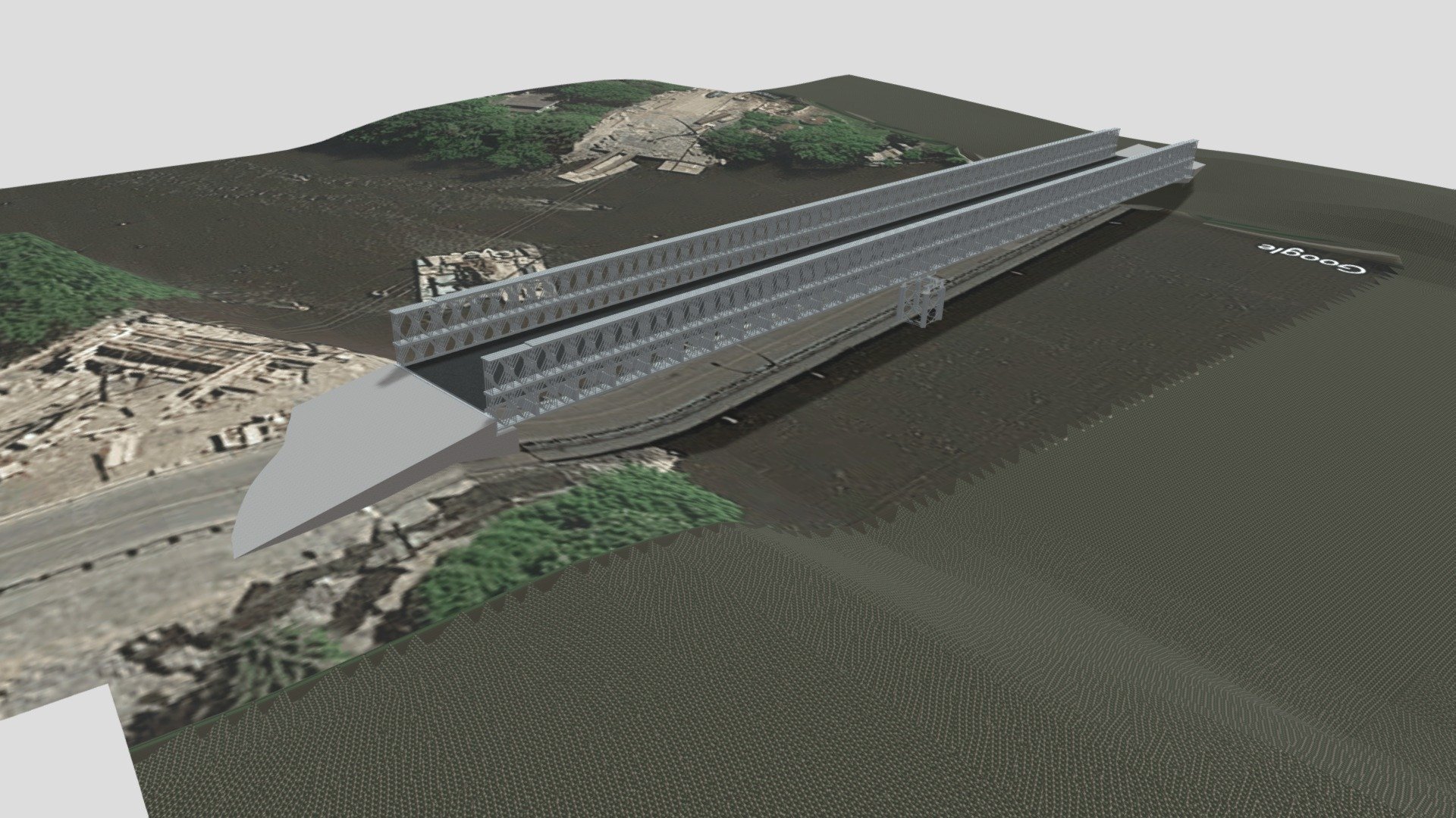 350ft 2L30 QDR4-1.3 - 3D model by ©Mabey Bridge. All rights reserved ...