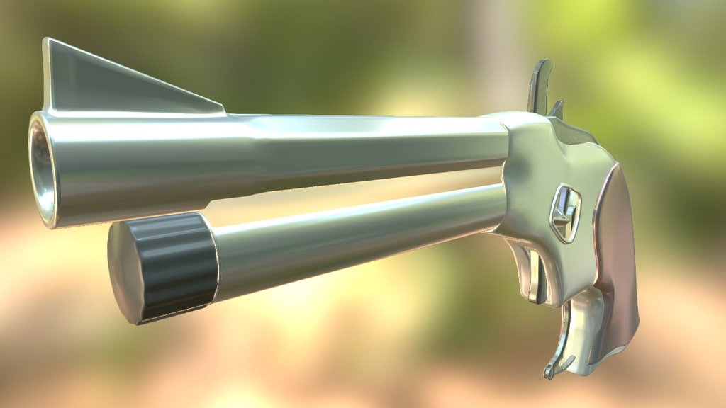 Mini Mechanical Pistol - 3D model by 999 (@sebook) [e7e6f7a] - Sketchfab