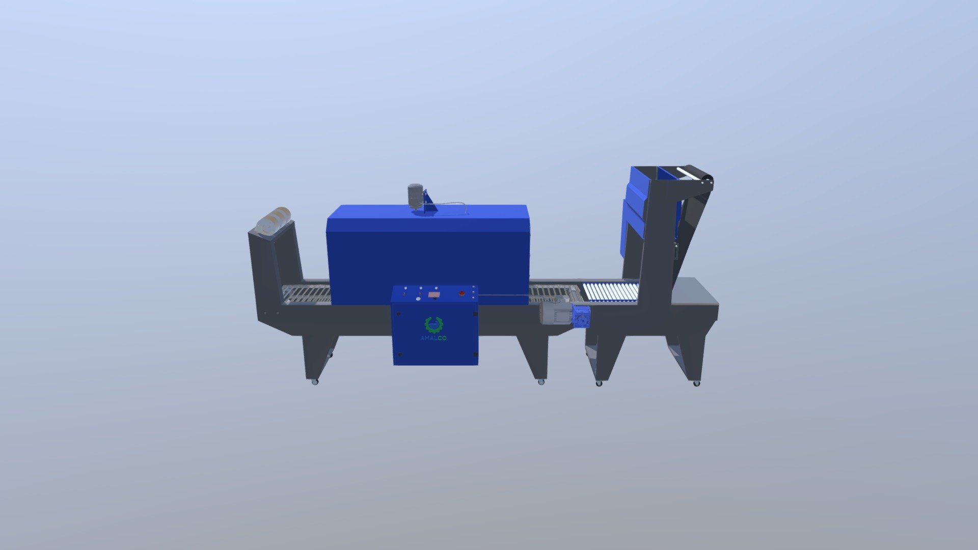 Thermal shrink packaging machine - 3D model by amalmachines [e7eaf4e ...