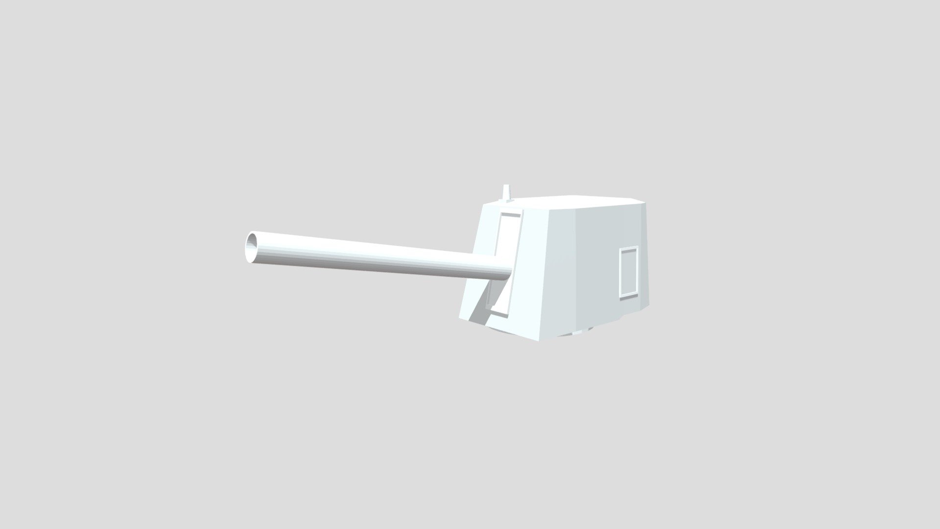 Ship Main Battery Gun - Download Free 3D model by MIDNIGHT_WARFARE ...