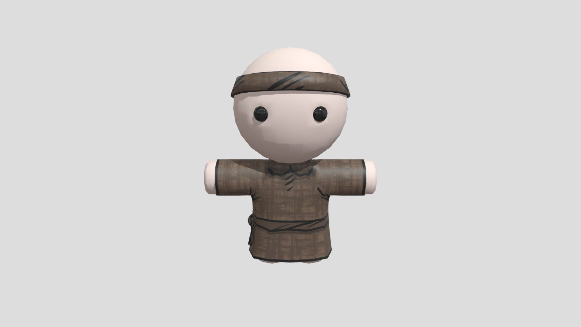 Monk - VRChat Avatar - Unity 3d - Buy Royalty Free 3D model by LB3D ...