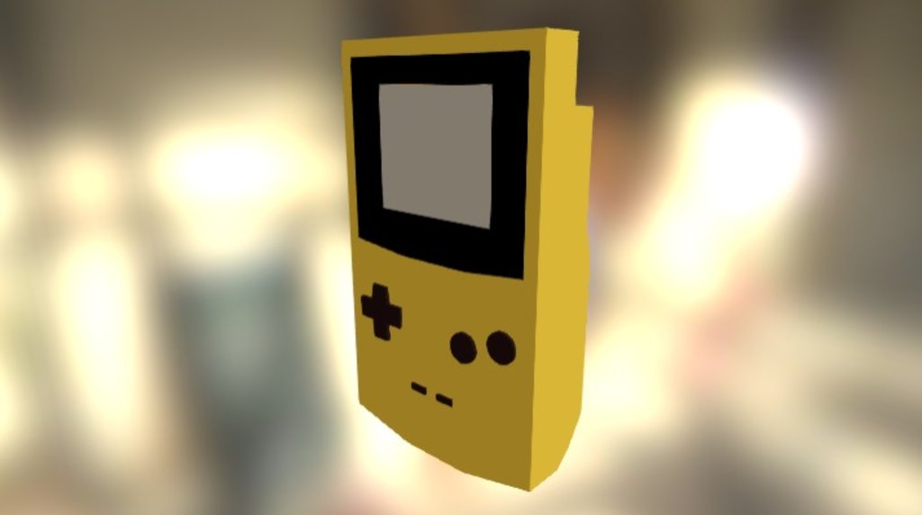 Game Boy Color (Low Poly) - 3D model by Vasco Silva (@kakokun) [e7edd54 ...