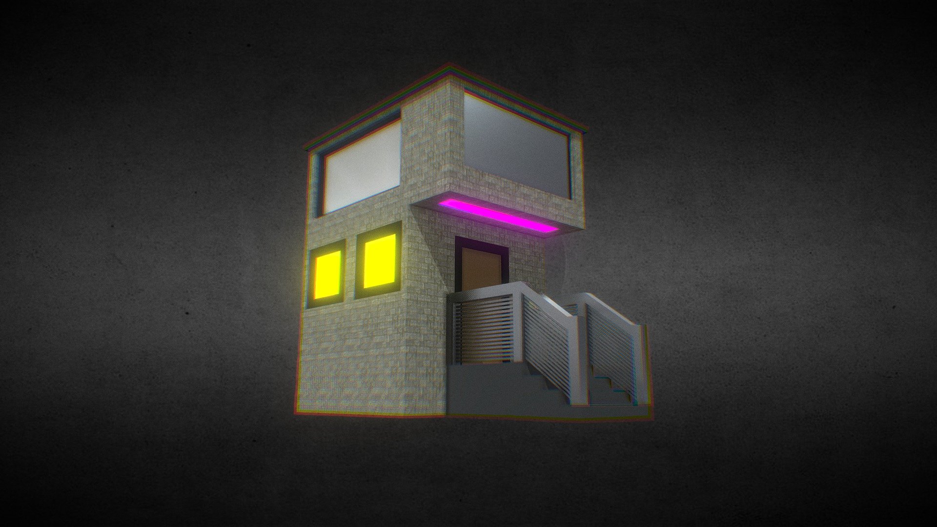 Cyberpunk House/ Casa Cyberpunk - Download Free 3D model by JackSpector ...