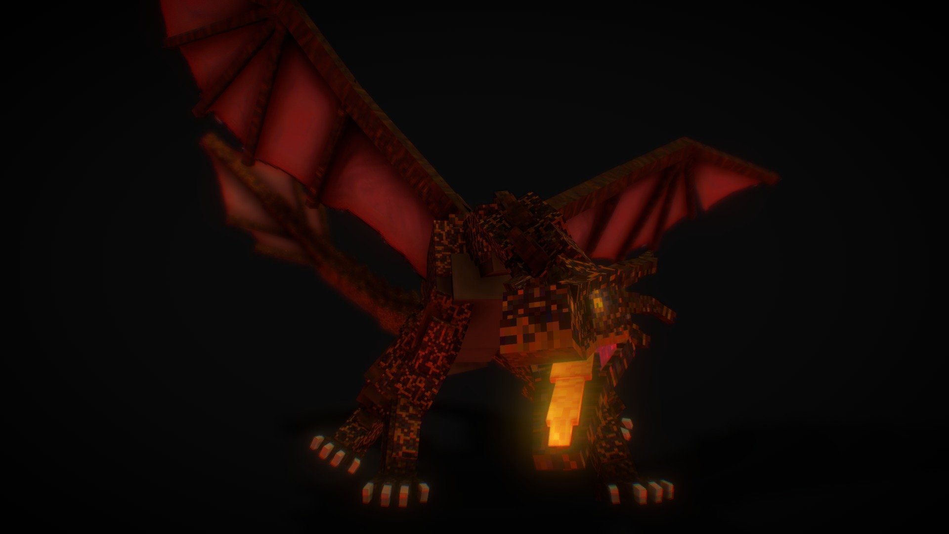 CoC - WIP - The Old Fire Dragon - 3D model by Frayseur [e7ee056 ...