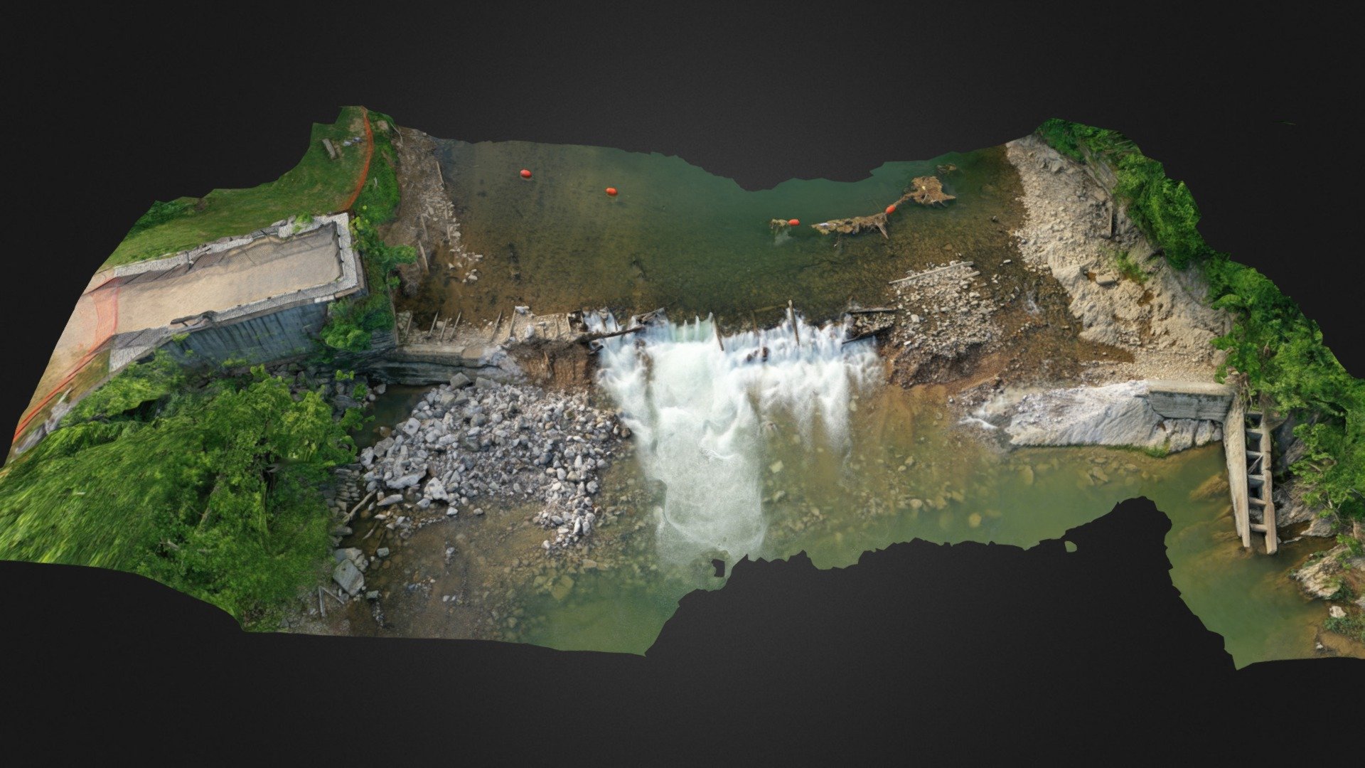 Crib Dam Lexington VA - 3D model by iqcenter [e7f47a0] - Sketchfab