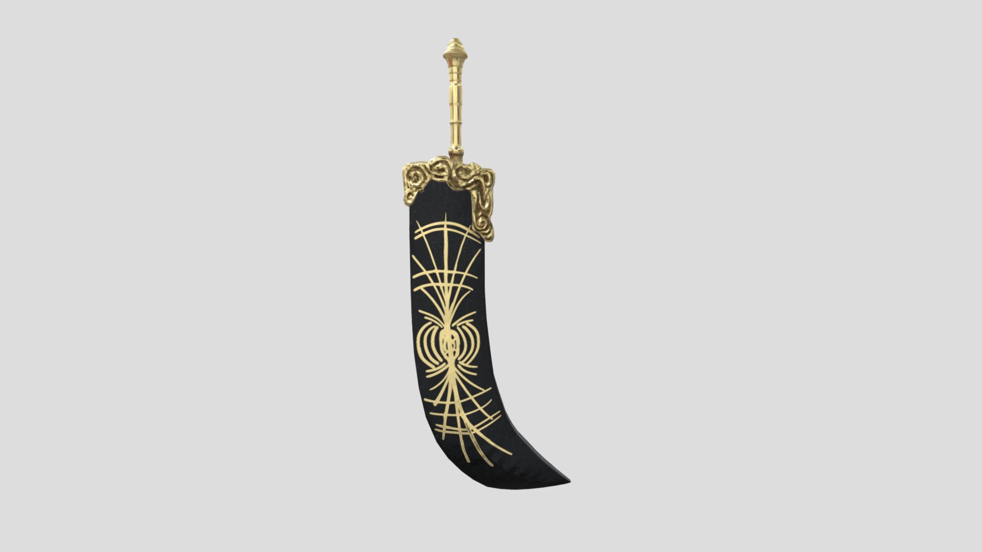 Starscourge Greatsword Textured (LOW POLY) - 3D model by xcg2903 ...