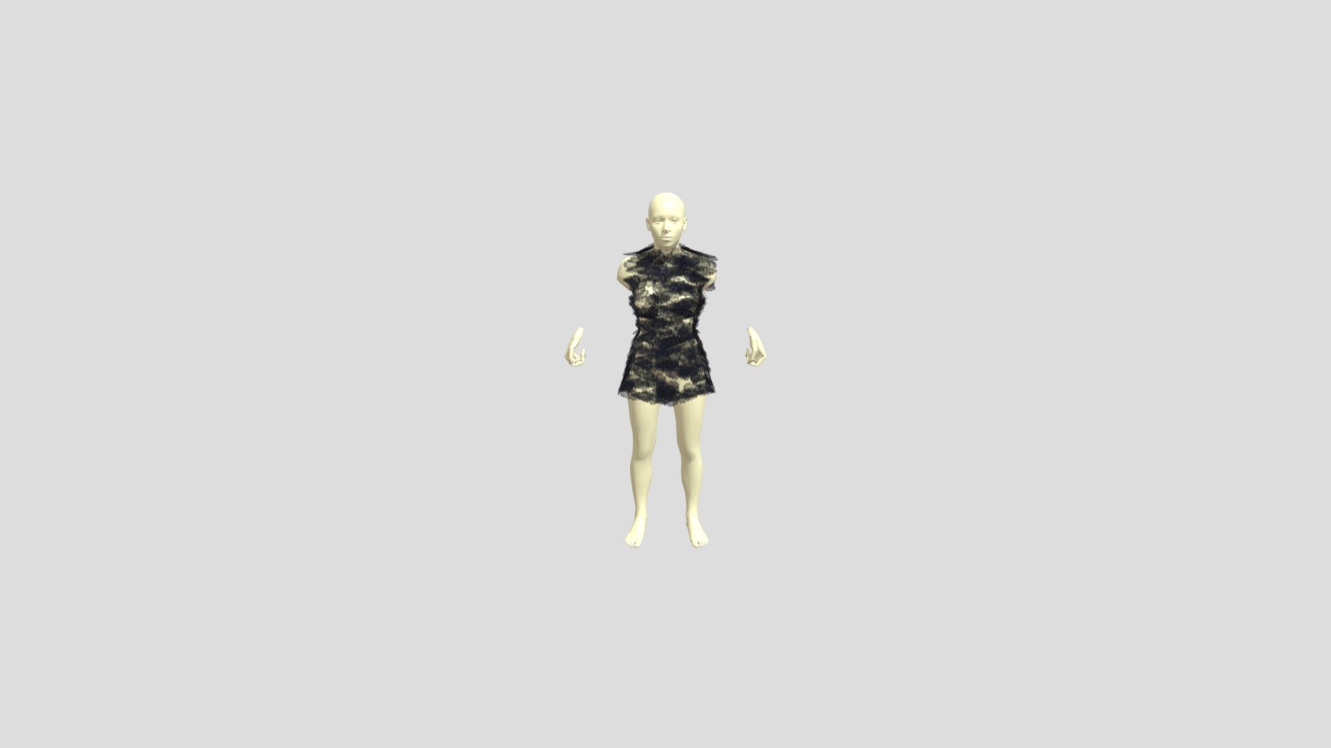 Custom Avatar For Leaf Dress - 3D model by irisl24 [e7f9918] - Sketchfab