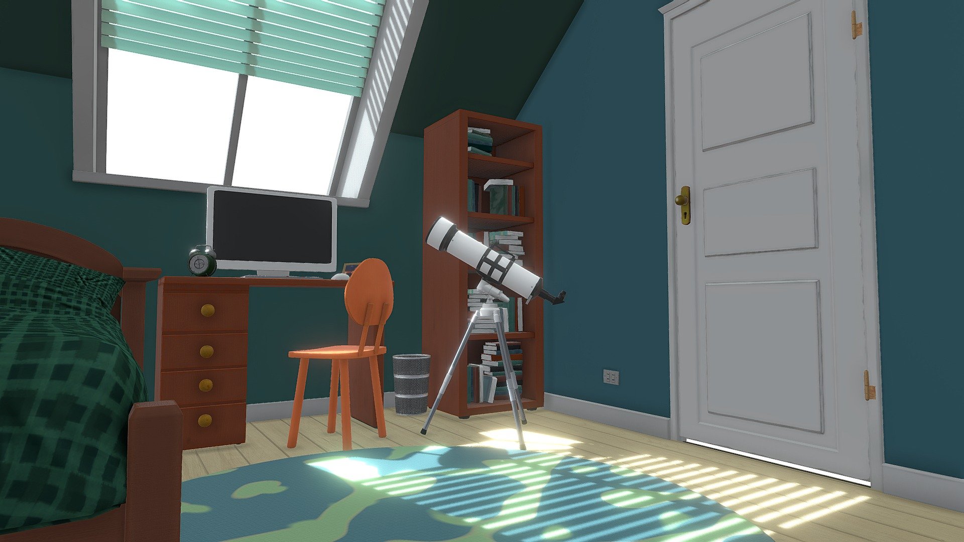 Cartoon Room 003 - Buy Royalty Free 3D model by 3D Figures (@3DFigures ...