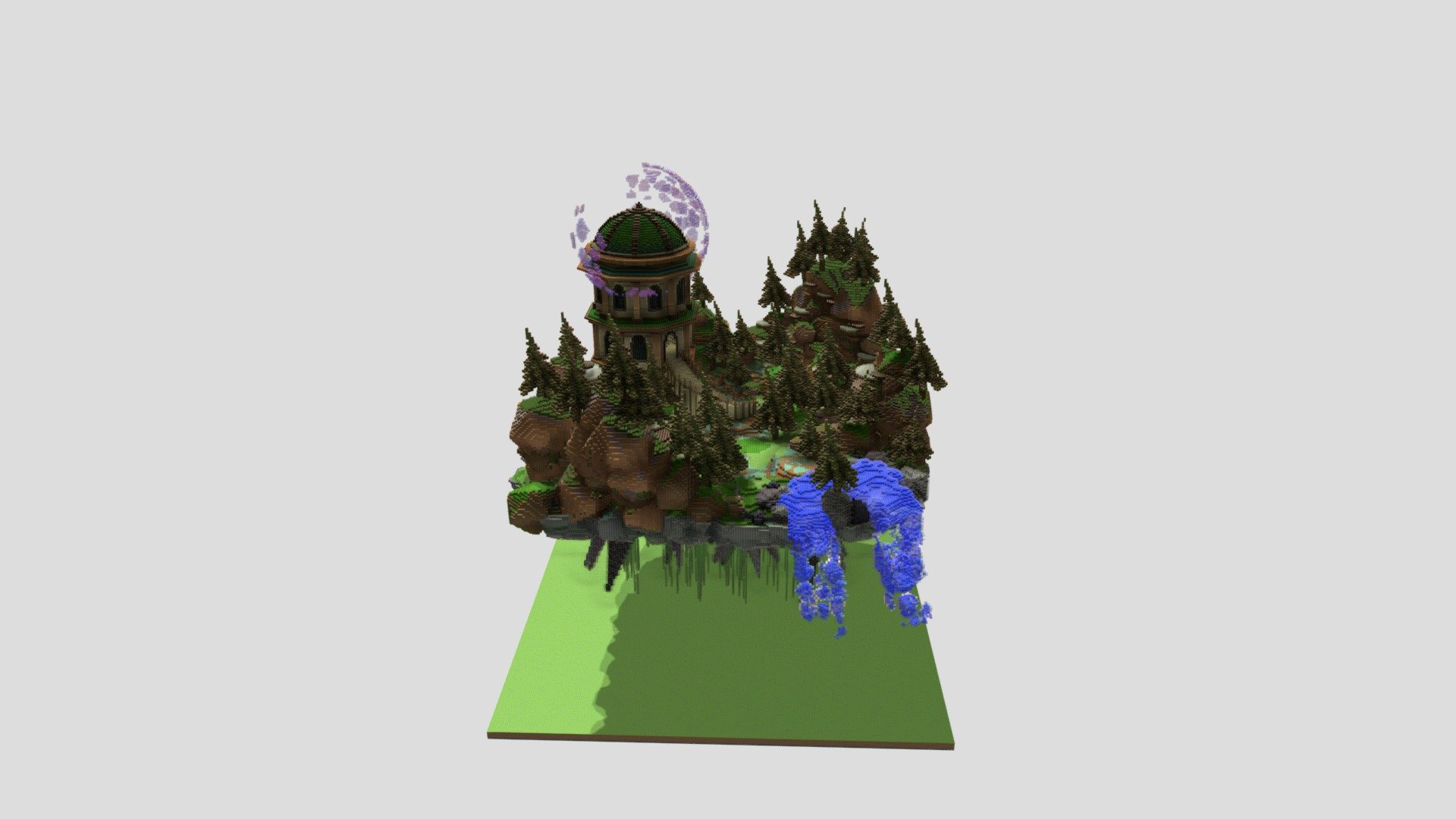 Boulder Trees - 200x200 - 3D model by Senior Studios (@seniorstudios ...