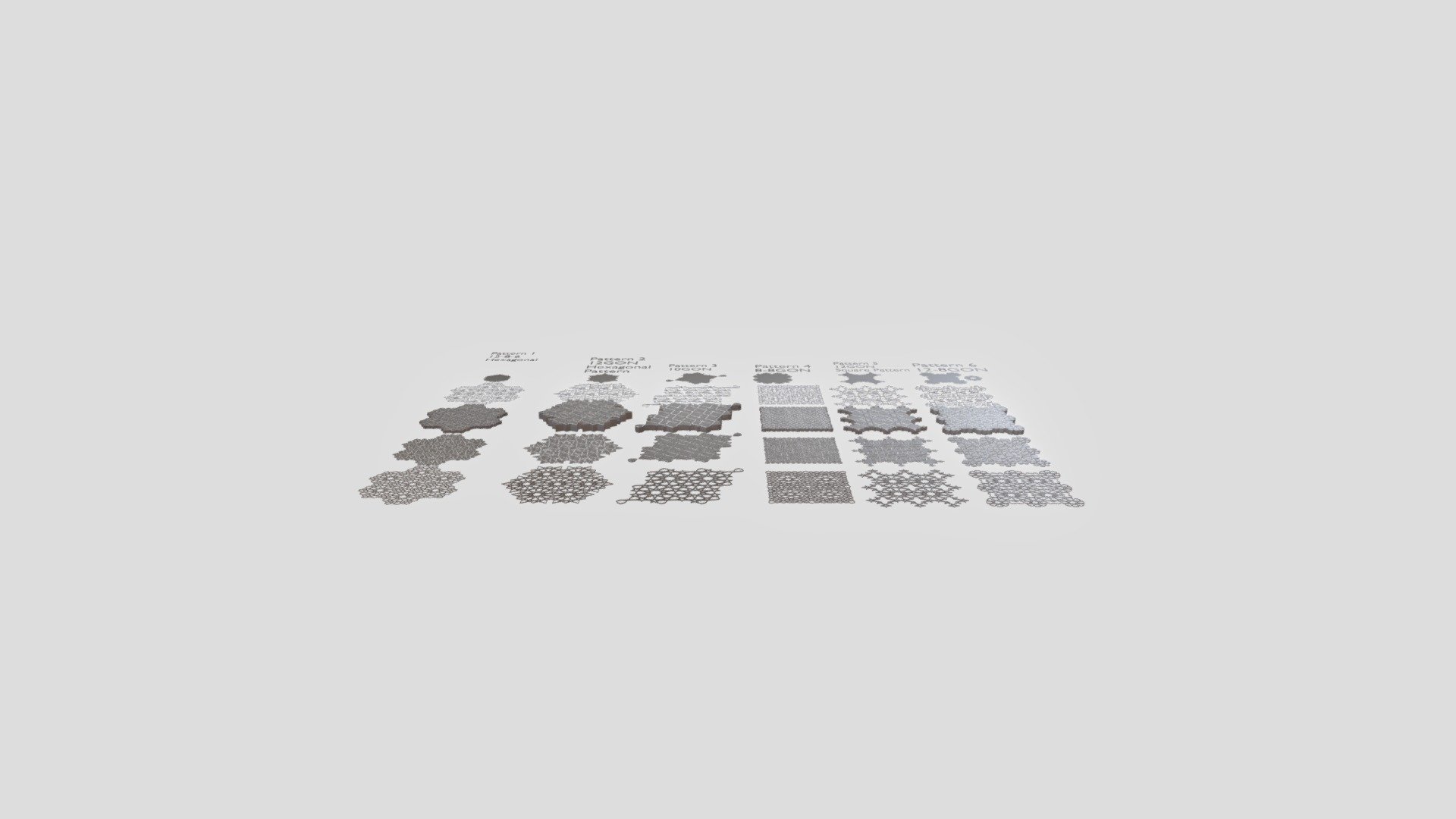 Islamic Patterns Preview - 3D model by mustafaalkan1998 [e7fc728 ...