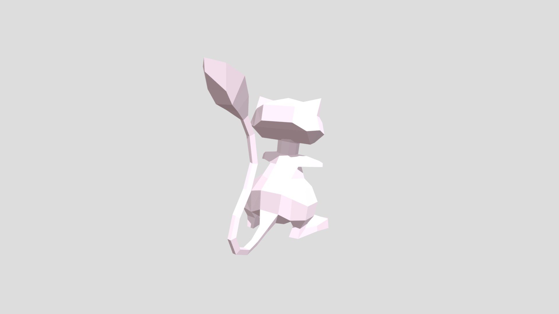 Mew - Download Free 3D model by kodyktang [e7fe227] - Sketchfab