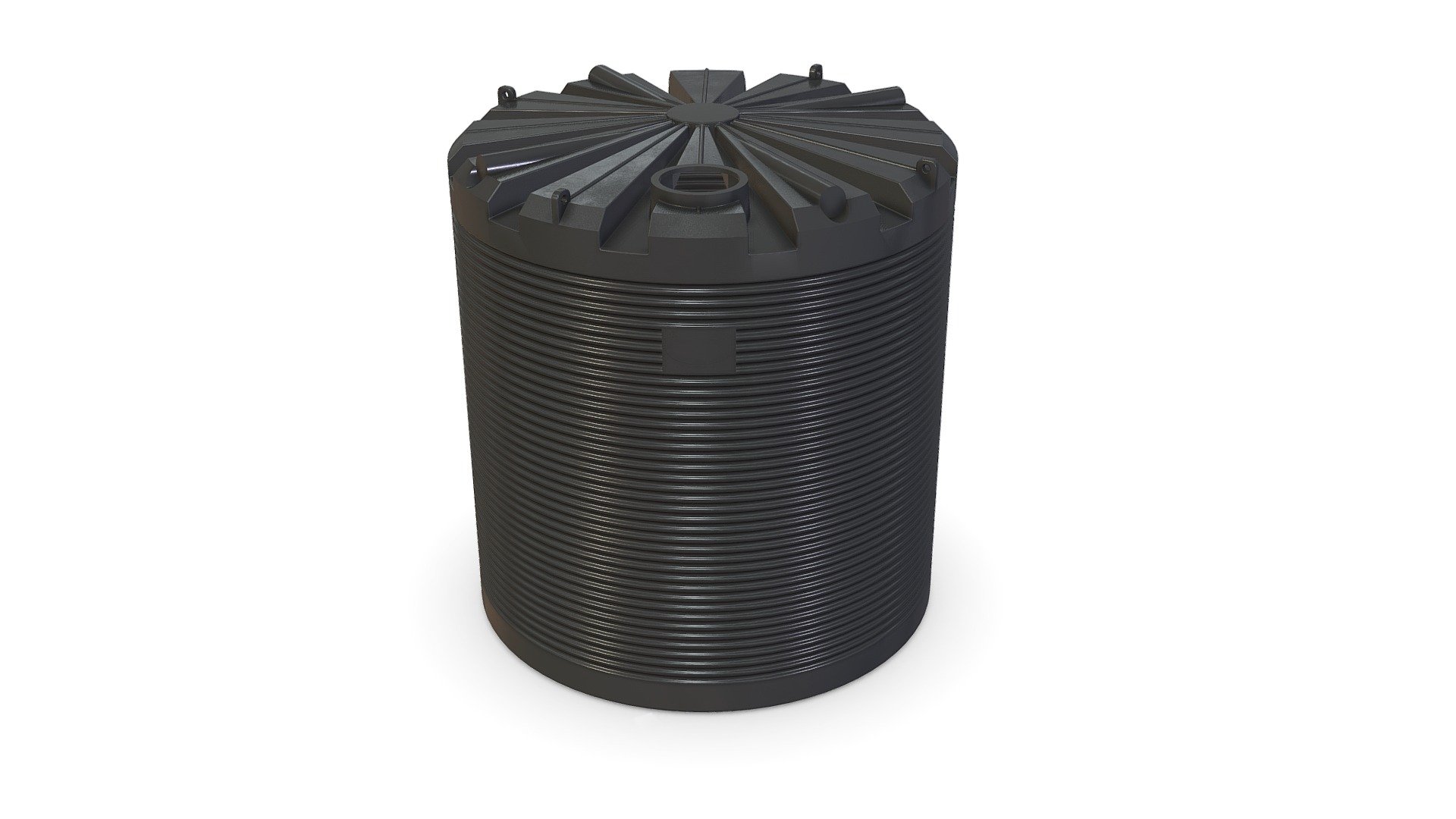 Round Rainwater Tank 33,000 Ribbed - 3D model by Duratanks [e8000fd ...