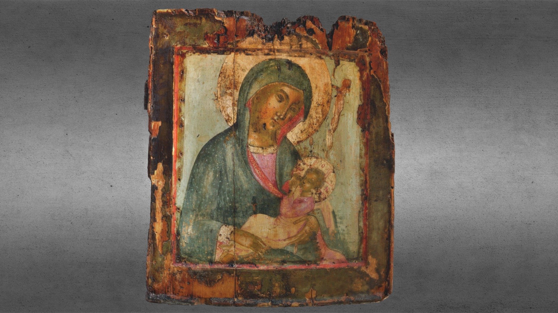 Old Greek Orthodox Icon - 3D model by geometrix [e80068b] - Sketchfab