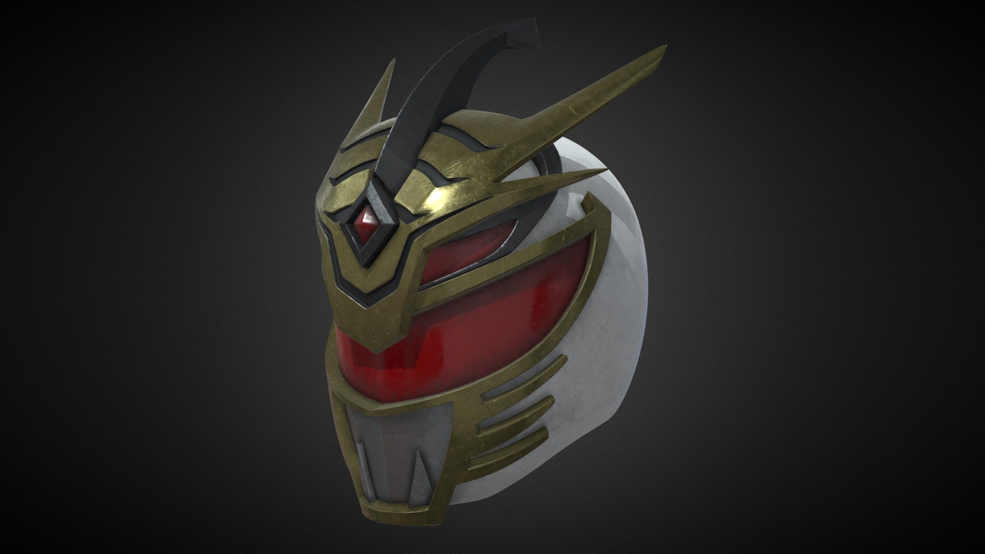 Lord Drakkon Helmet - Power Rangers - 3D model by FrankBen [e802b4b ...