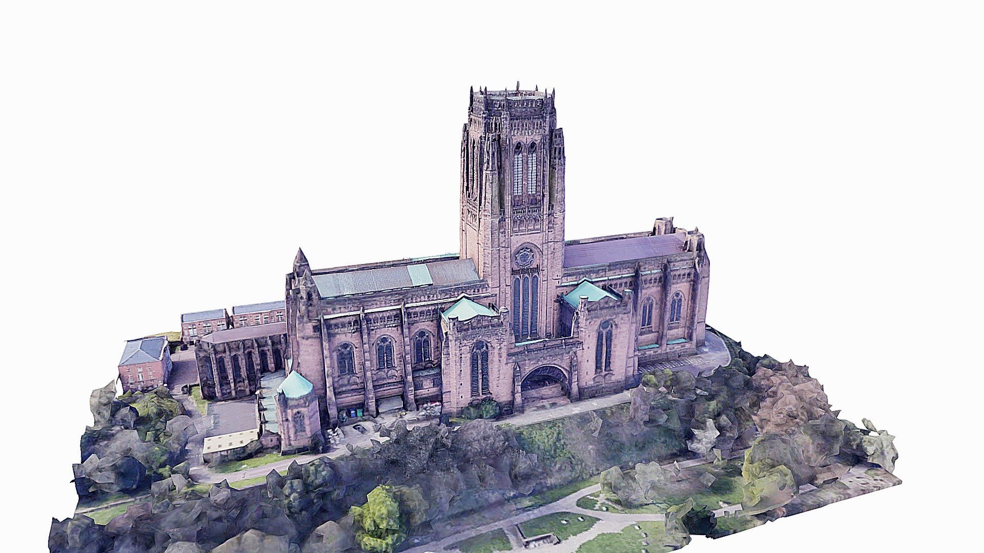 Liverpool Cathedral,church,scan,map - 3D model by SENSIET (@asensio ...