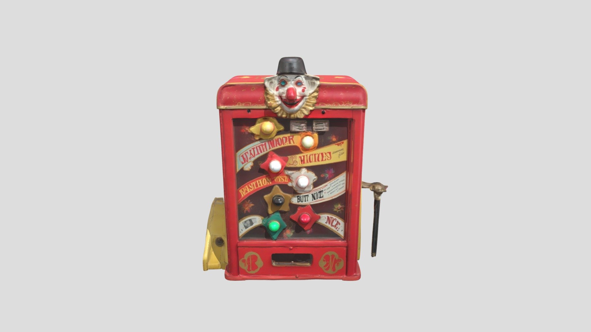Clown Love Tester Machine - 3D model by Andree (@9S9) [e805b36] - Sketchfab