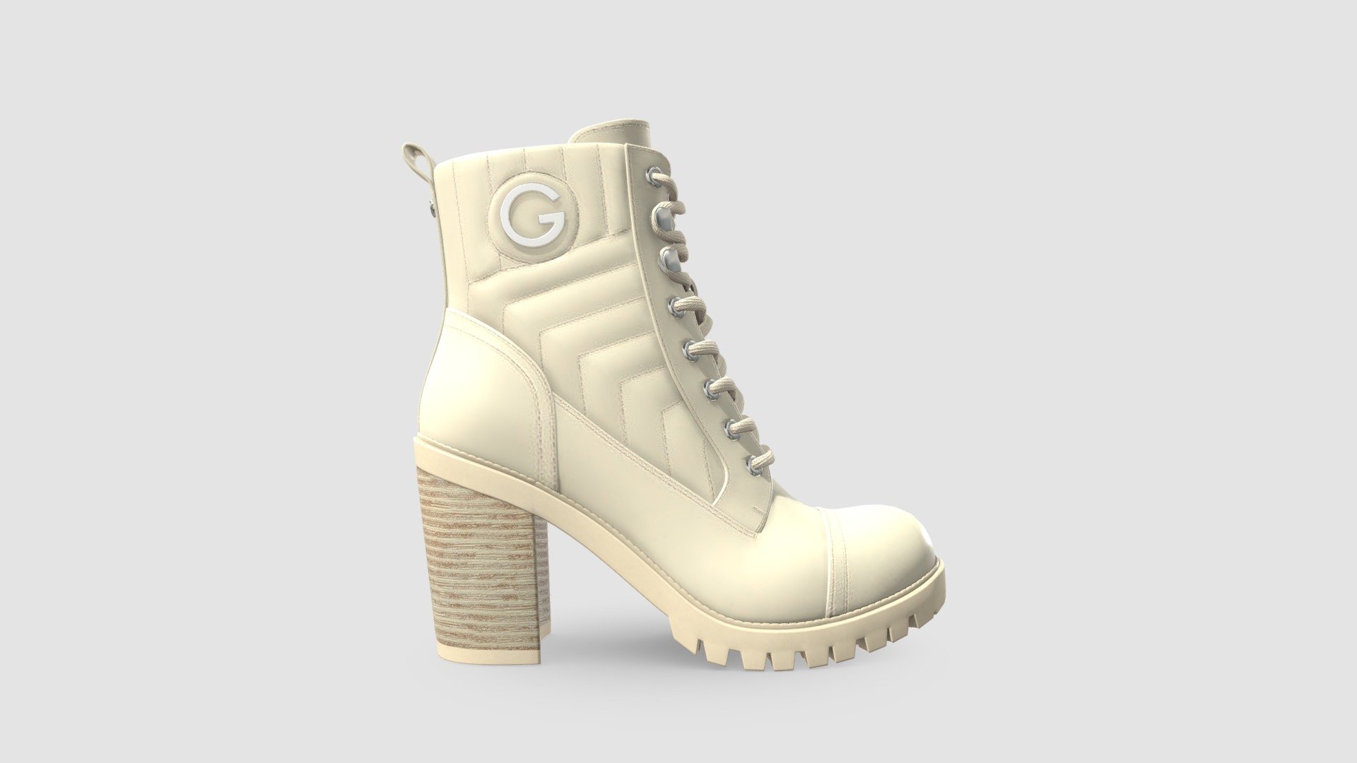 Women's Jalia Heeled Hiker Booties - 3D model by hexa3d [e805eee ...
