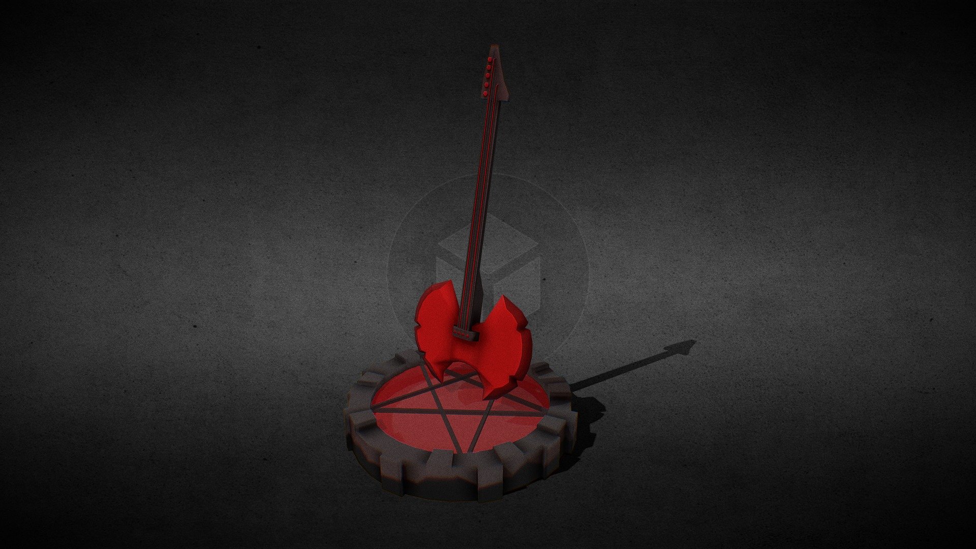 guitarra demonio - 3D model by jotinh2 [e805f7f] - Sketchfab