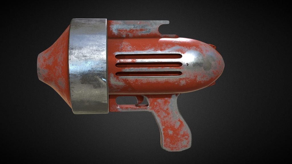 Flash Gordon / Air Ray / Space Gun from 1940's - 3D model by dpxk5zx982 ...