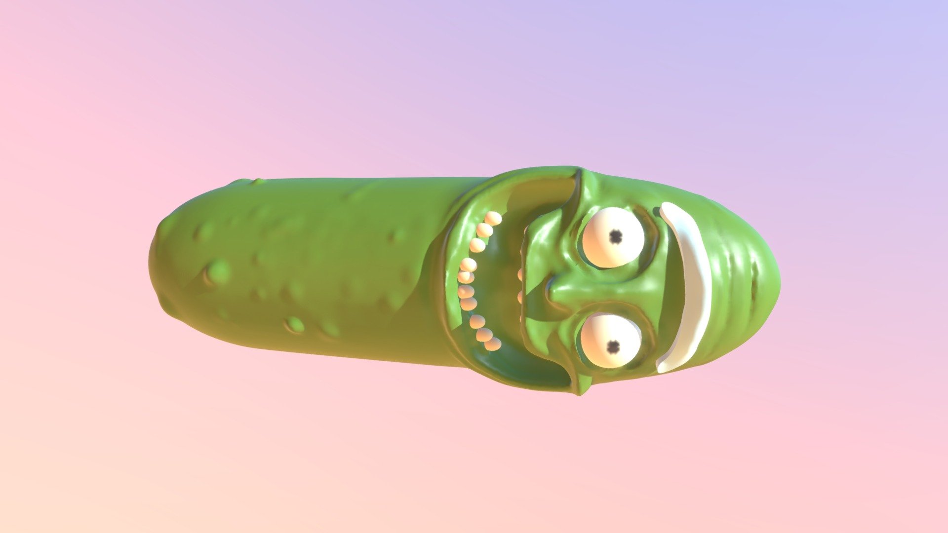 Pickle Rick - 3D model by lonERway [e807304] - Sketchfab
