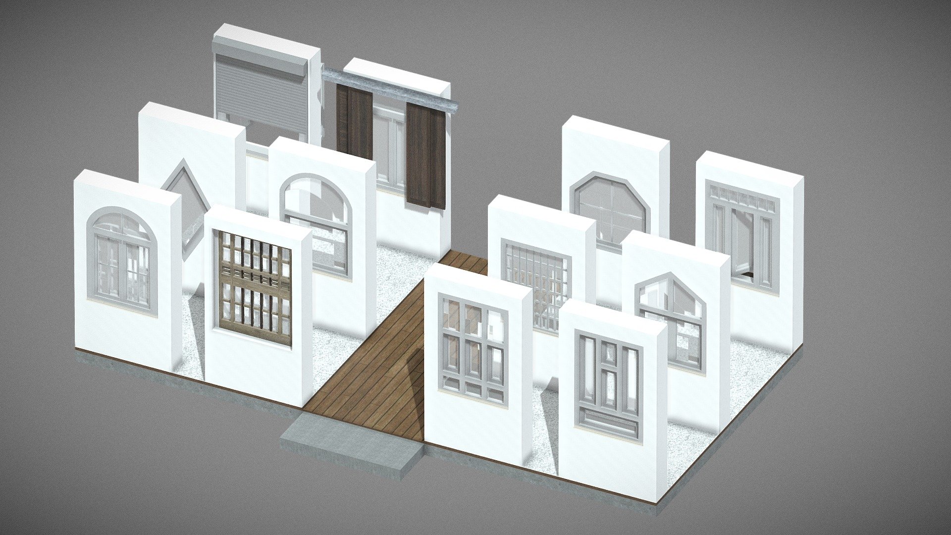 Multi_ LowPoly_Windows_Pack - Download Free 3D model by multikunst ...