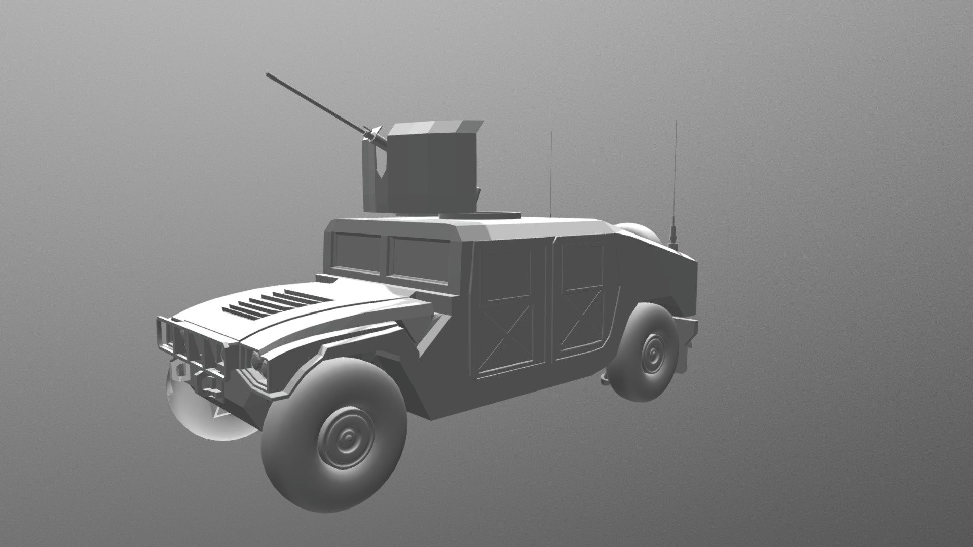 Military Humvee - 3D model by Scrin [e80780e] - Sketchfab