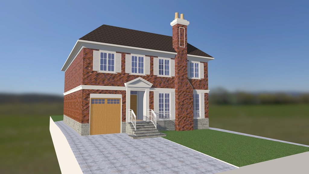 6 Claymore Dr Front view - 3D model by Cadaxx Design (@cadaxx) [e808ff2 ...