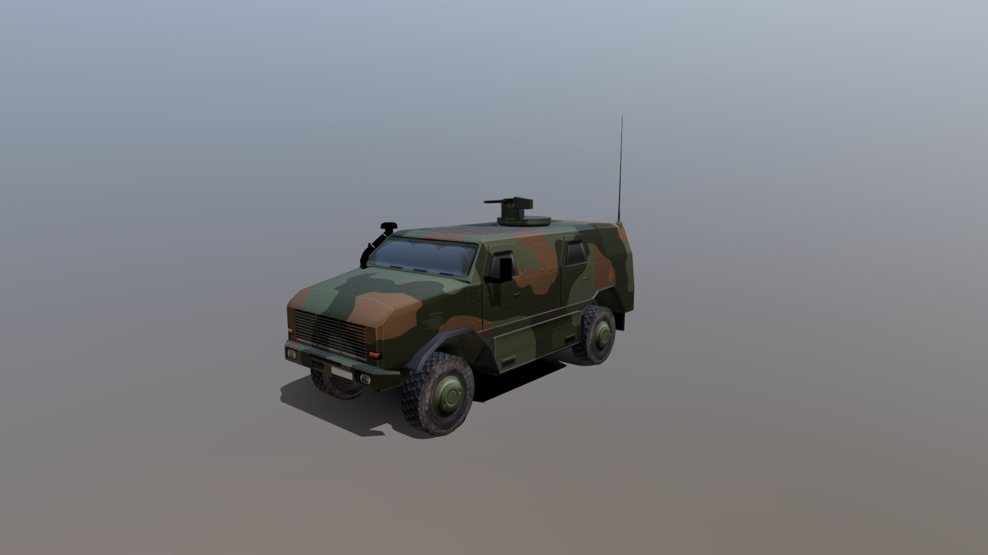 Dingo 2 KMW MRAP Armoured Vehicle low poly - 3D model by Euramec [e8091e7] - Sketchfab