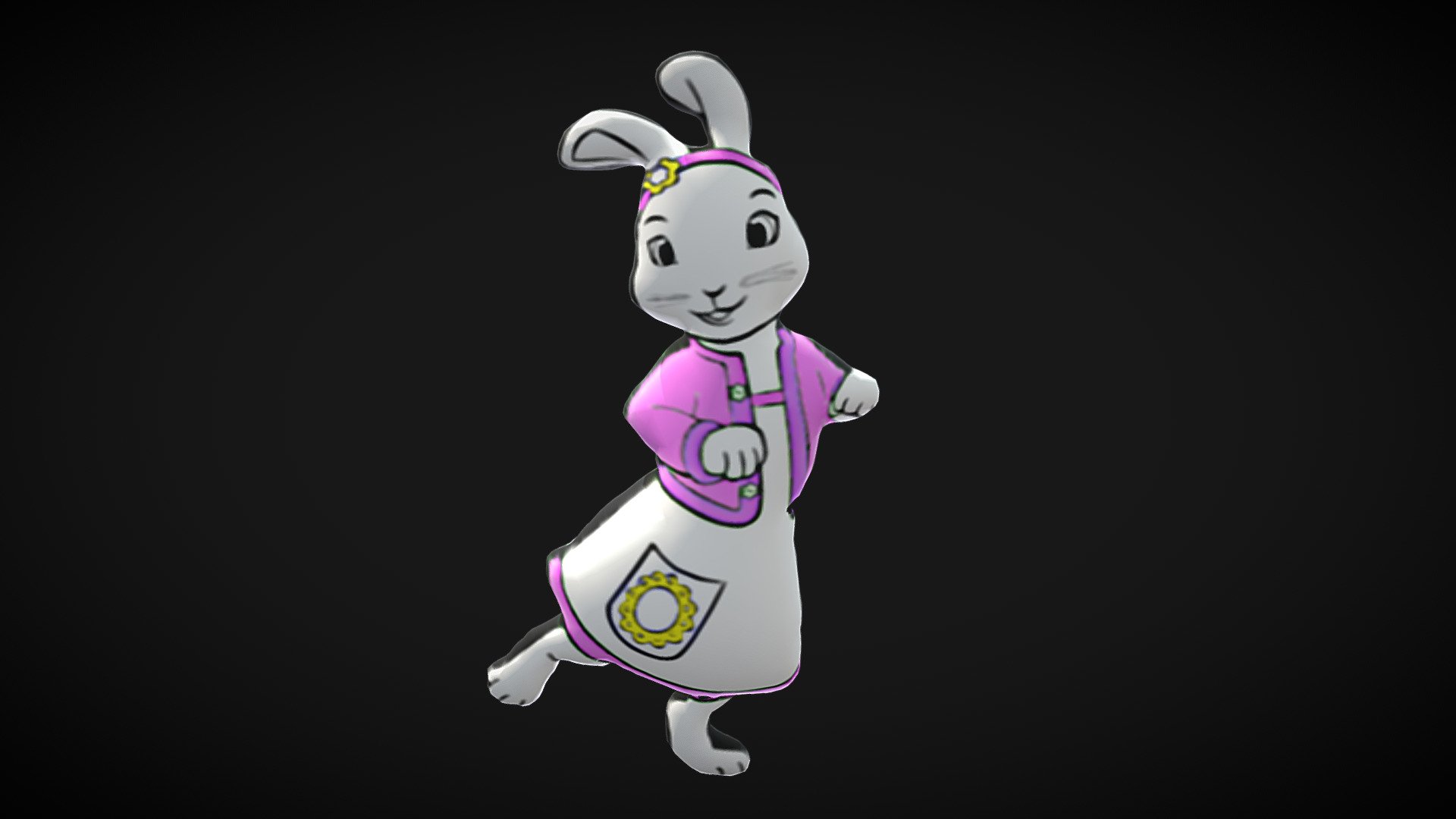 Lily Bobtail: Coloring page to 3D - Download Free 3D model by Norod78 ...