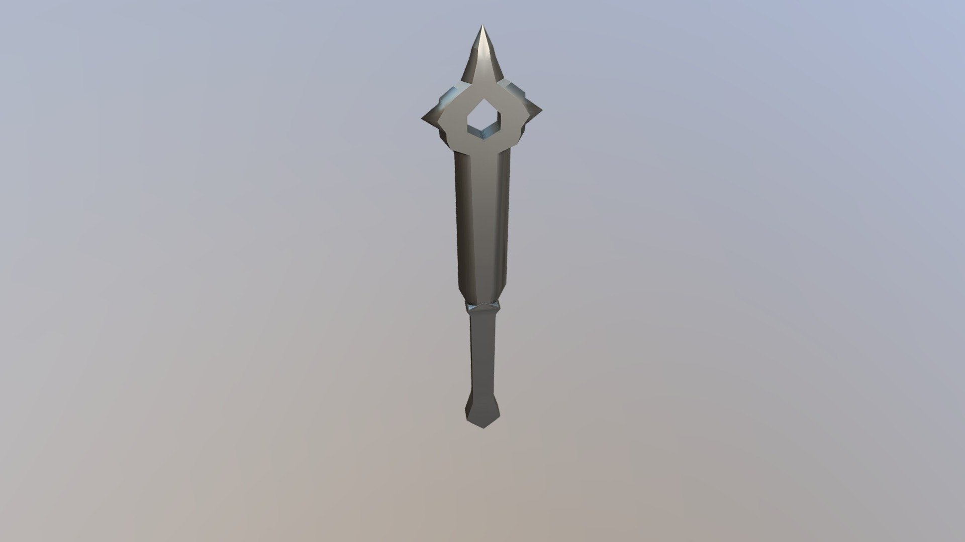 Triangular Blade (Untexturized) - 3D model by SpEcTrUm110 [e80eb46 ...