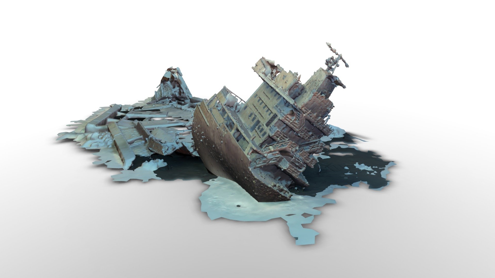 Odyssey Wreck Roatan, HN - Buy Royalty Free 3D model by Patric ...