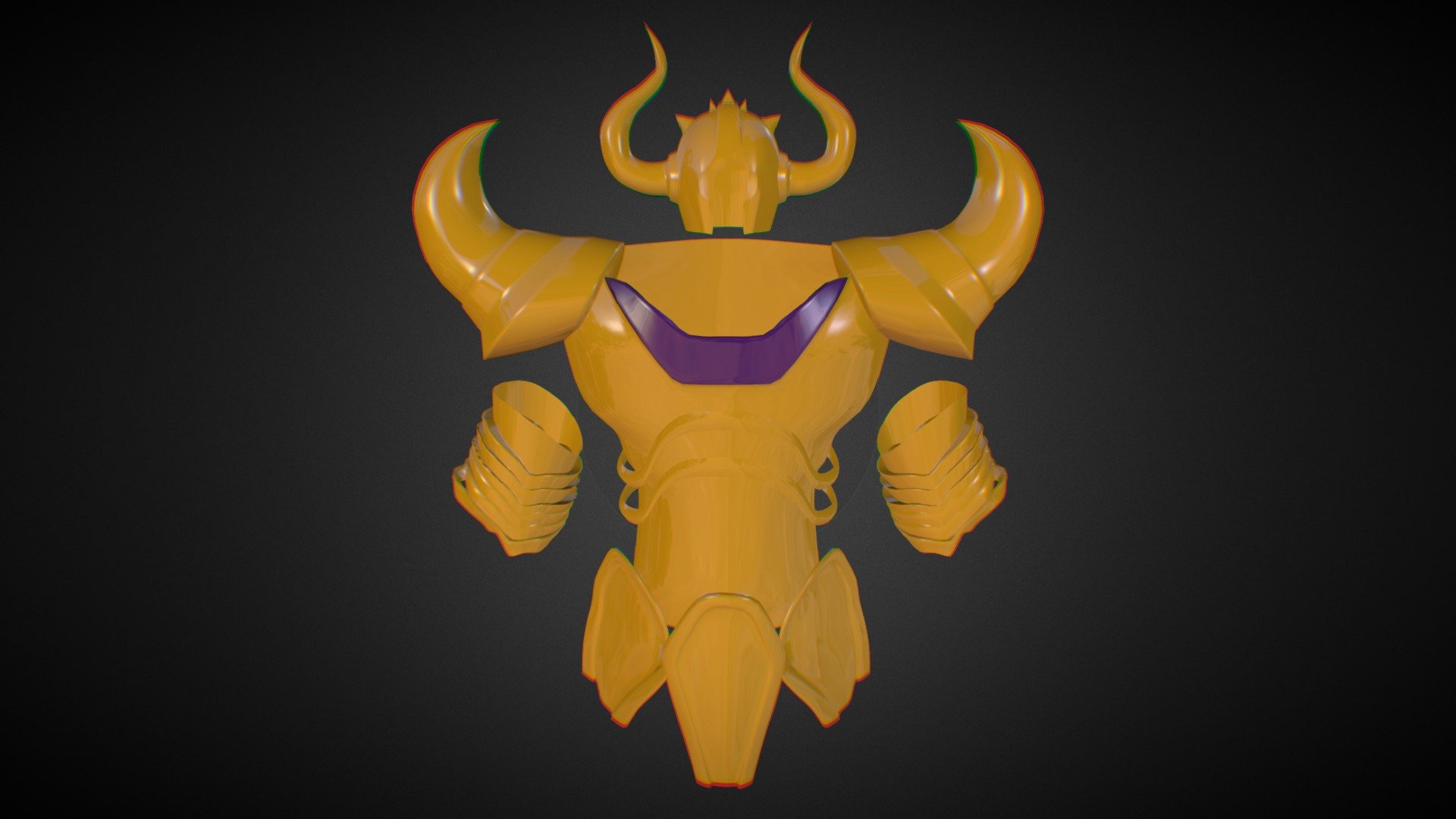 saint seiya bull armor - 3D model by victorgabriel [e810d03] - Sketchfab