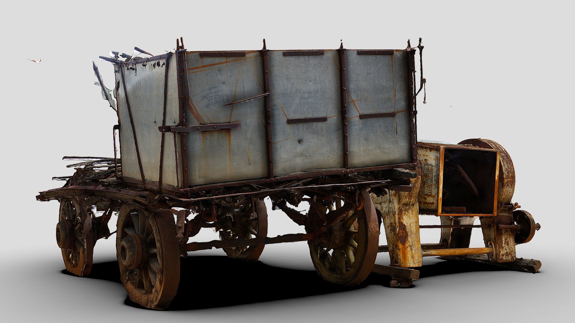 Desert Wagon Junk (Raw Scan) - Buy Royalty Free 3D model by Renafox ...